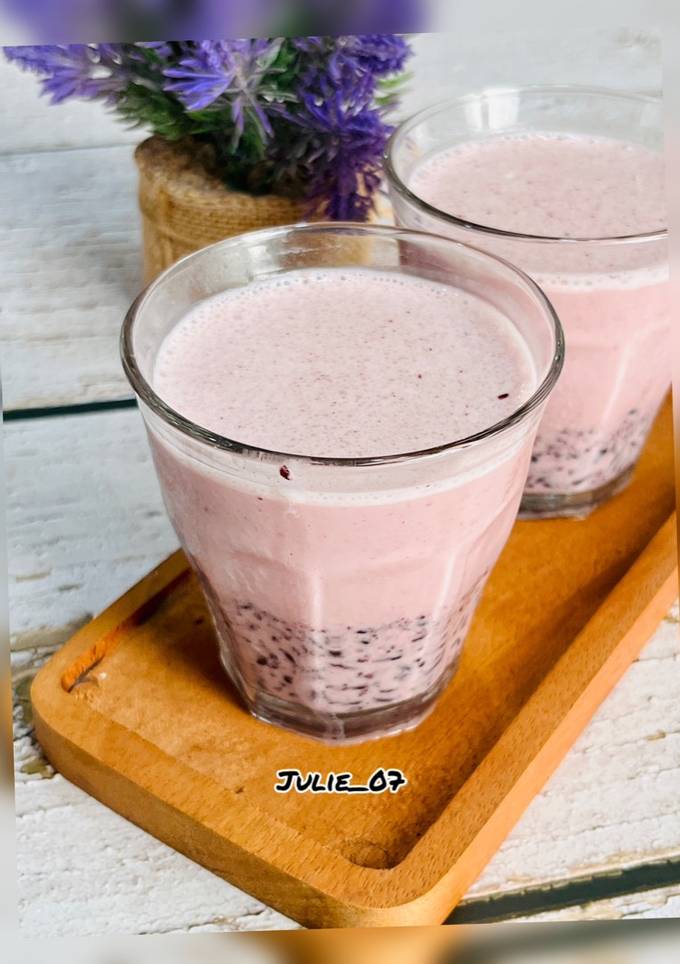 Resep 574. Purple Rice Yogurt Drink|Minuman Yogurt ketan Hitam oleh ...