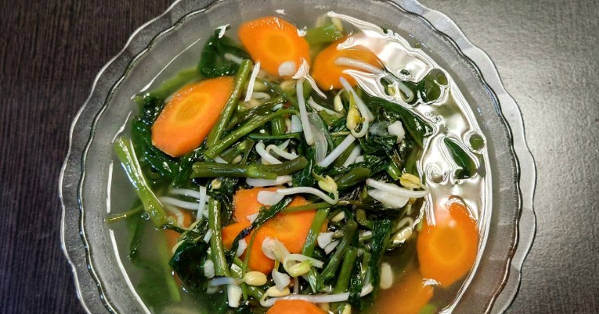 19 resep sayur kangkung berkuah bening enak dan mudah - Cookpad