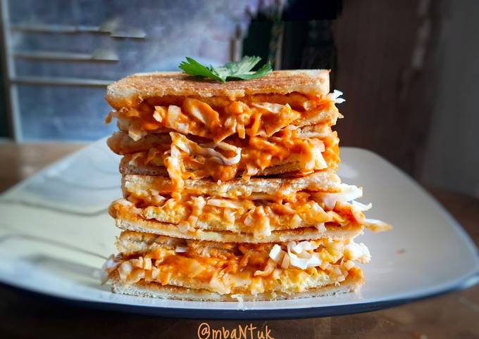 Resep Korean Cabbage Toast oleh Tituk SK - Cookpad