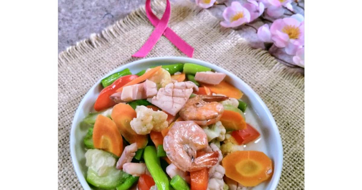 53 resep capcay paprika merah enak dan mudah - Cookpad