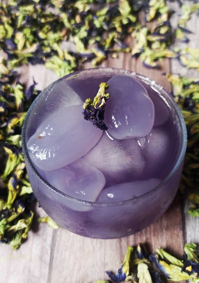 Resep Es Setup Kolang Kaling Bunga Telang oleh Eka Lestari - Cookpad