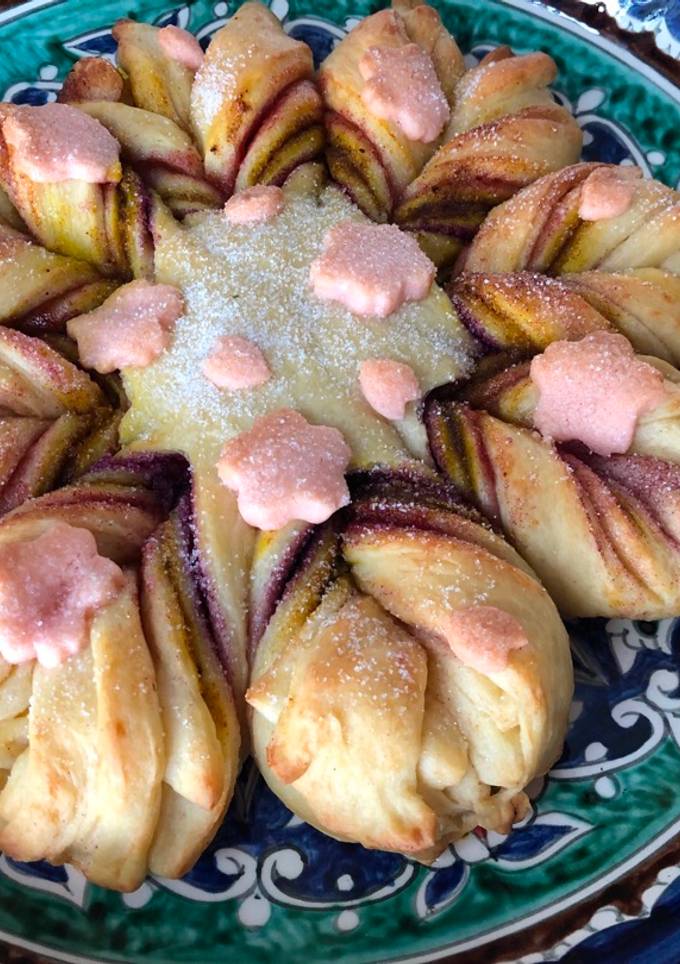 Cherry blossom 🌸 Lovely Bread Recipe by Aunty Eiko's international ...