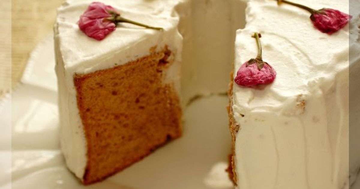 Sakura Chiffon Cake Recipe By Cookpad.Japan