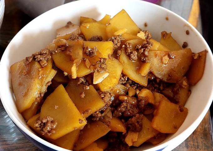 Resep Kentang kecap daging sapi oleh Daiidokoro - Cookpad