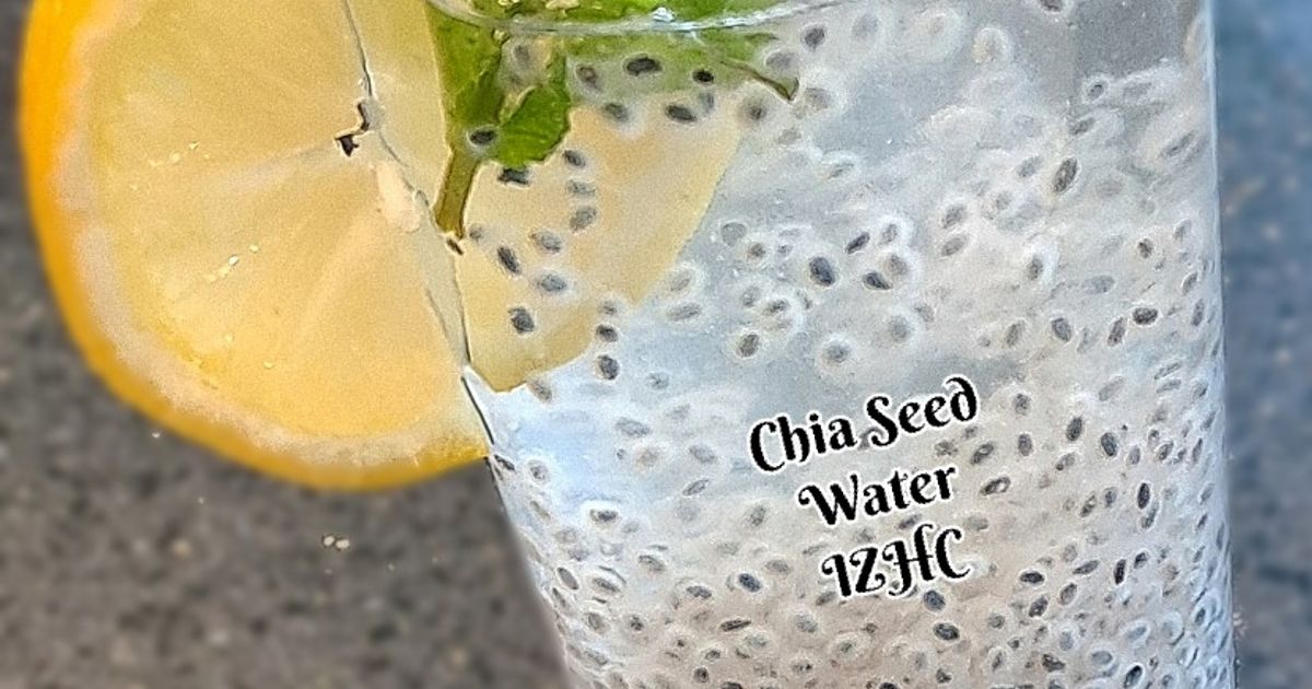 🍹🍋🍯Chia Seed Water🍯🍋🍹 Recipe by Irum Zaidi Home Cooking - Cookpad