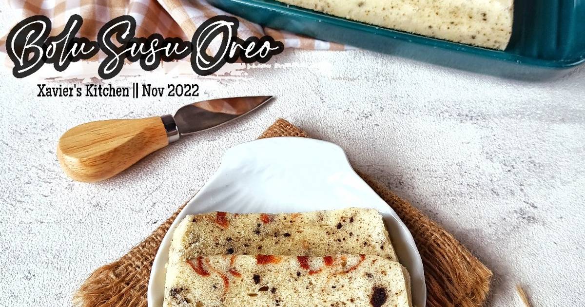 Resep Bolu Susu Oreo oleh Xavier's Kitchen - Cookpad