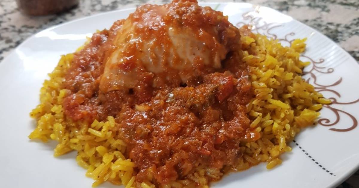 Arroz amarillo con pollo - 695 recetas caseras- Cookpad