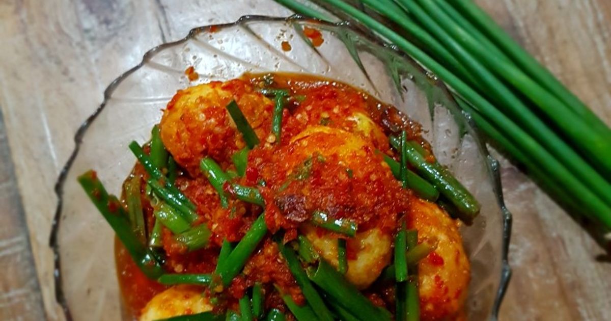 Resep Balado Telur Dan Tombak oleh Ana Mariana Koto - Cookpad