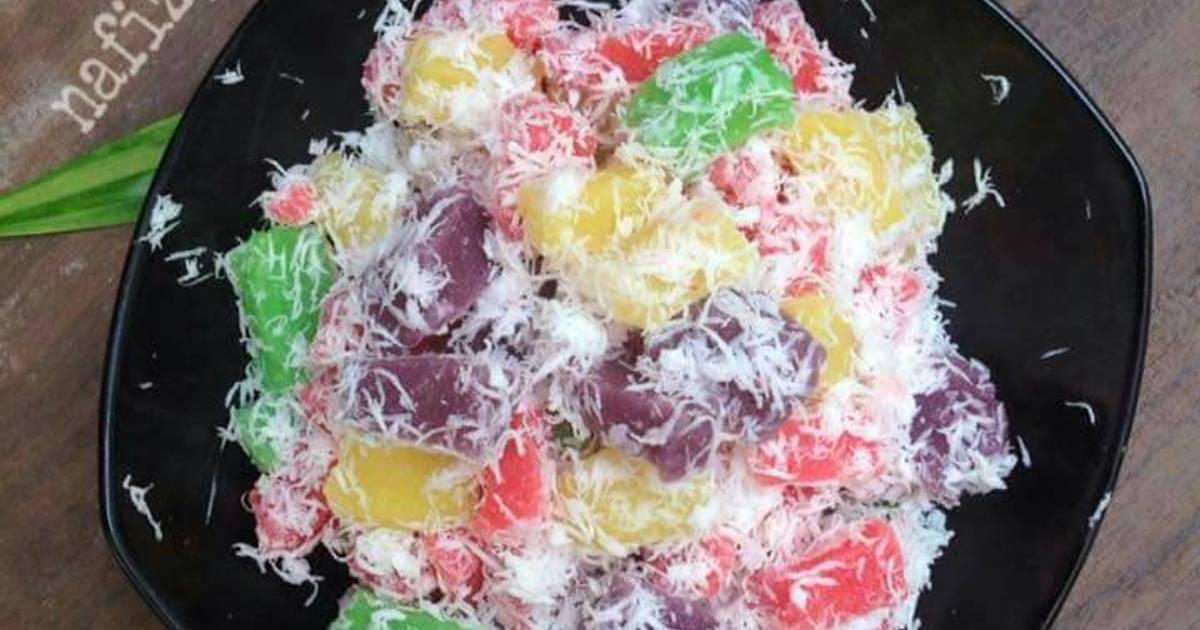 Resep Cenil singkong (ongol-ongol singkong) oleh Nafiz Habibi Nadhifi - Cookpad