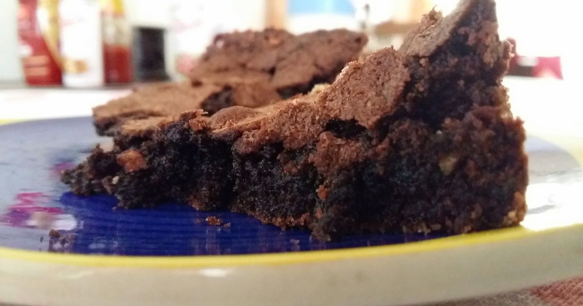 Chewy Gooey Whole Wheat Brownie.. Recipe by Appy