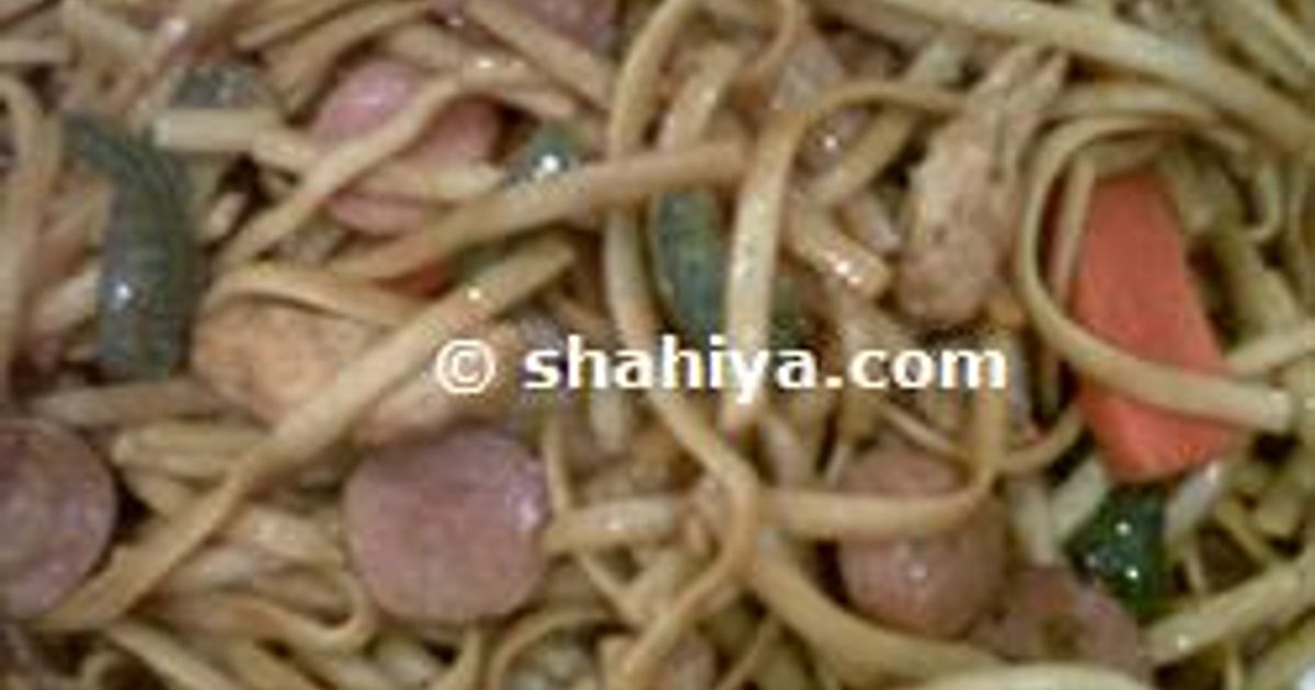 طريقة عمل طريقة عمل معكرونة النودلز بالدجاج أو الترياكي على اصولها ...