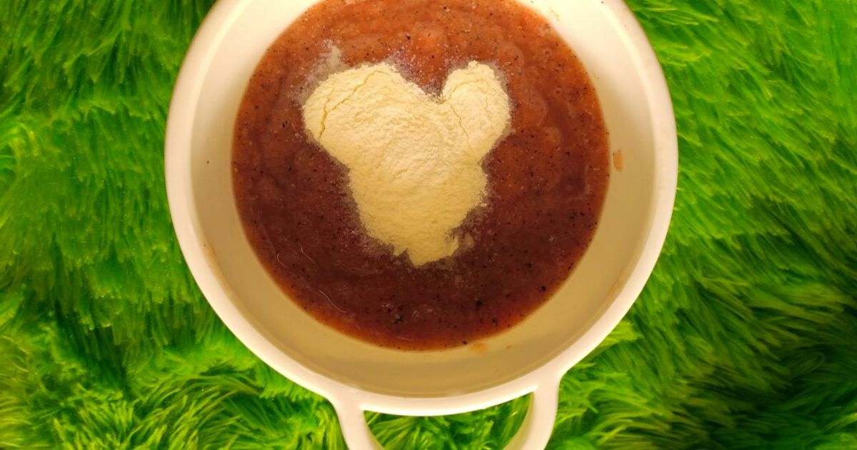 Resep Mpasi 6 Bulan Puree Buah (Buah Naga+Pepaya) oleh Buna Milka - Cookpad