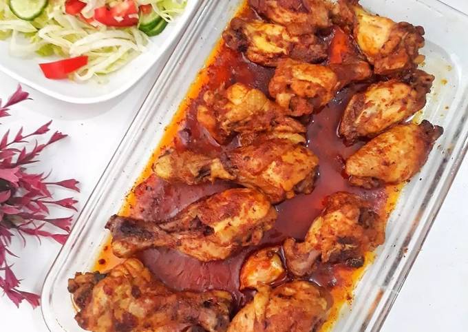 Resep Tavuk Tandır (Chicken Tandoori) Pake Panci Presto oleh Heti - Cookpad