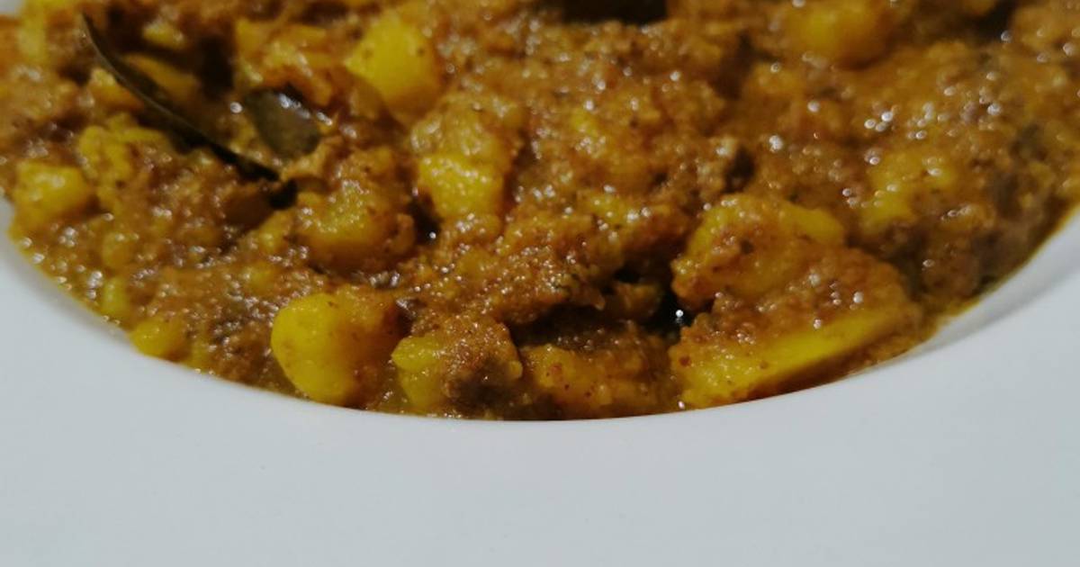 Higadito de pollo con patatas con salsa de cacahuetes Receta de javier ...