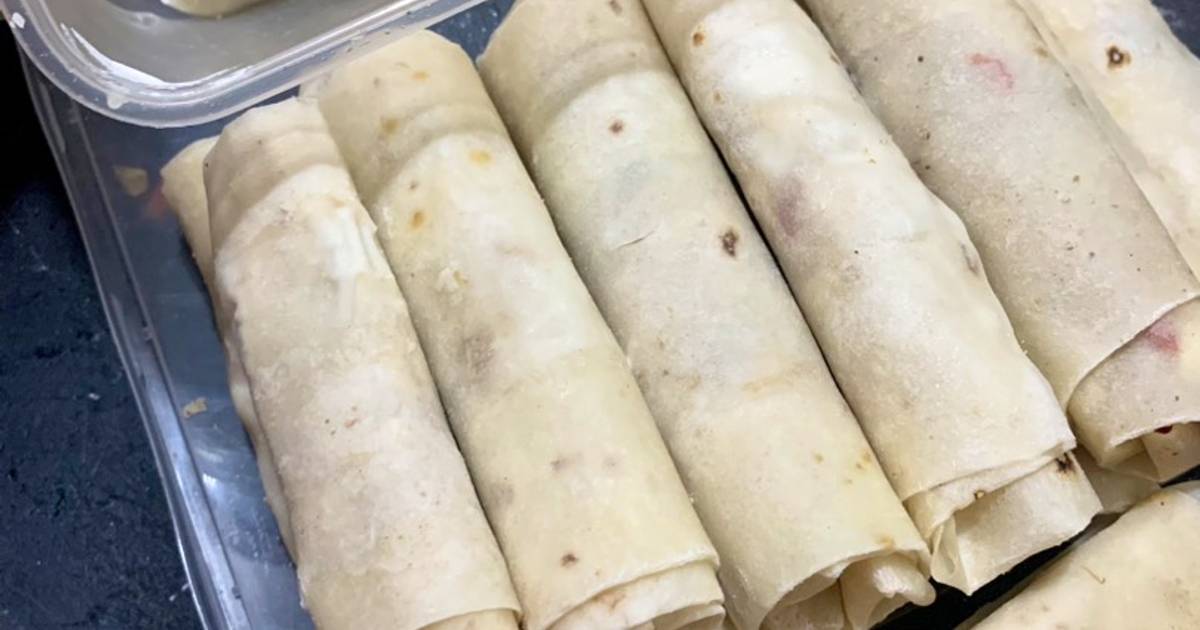 Freeze and make ~ Spring rolls Recipe by Sarosh Zeeshan - Cookpad