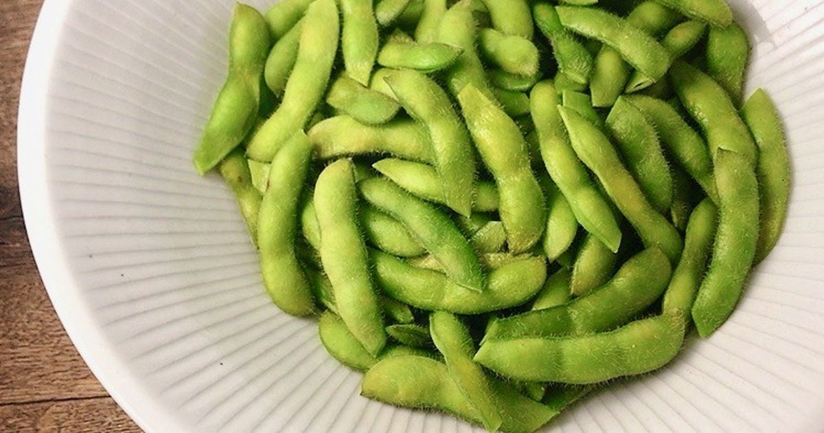 Salted Boiled Edamame Recipe By Keibou Kitchen