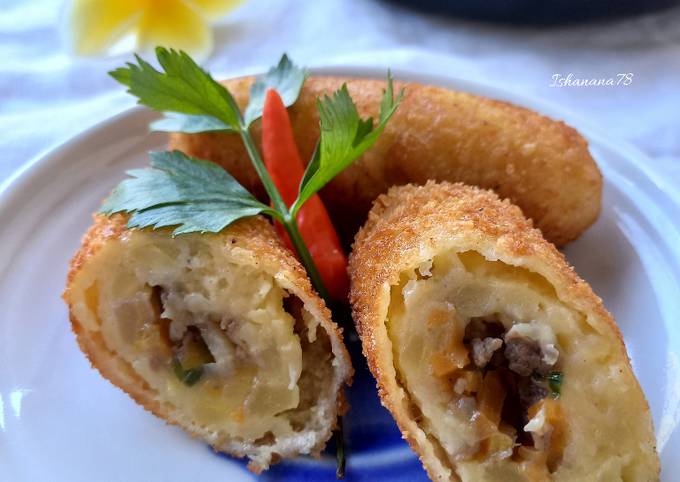 Resep Kroket kentang daging lembut oleh Ima Fatmawati - Cookpad
