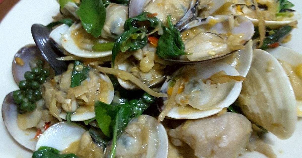 รวมสูตร หอยตลับผัดโหระพา 15 สูตร พร้อมวิธีทำ อร่อยง่ายๆที่บ้าน ทำตามได้ ...
