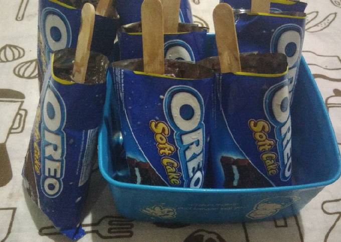 Resep Es stik oreo softcake oleh Dewi Dapur - Cookpad