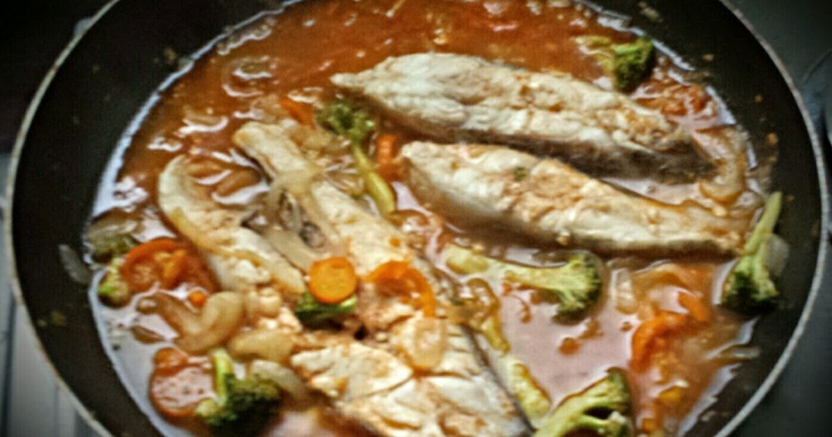 Lemon Fish And Broccoli Stewed In Butter. Recipe by UmarAbdullahTT