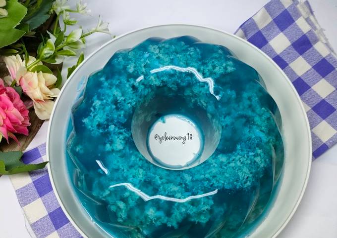 Resep Puding Lumut Bunga Telang oleh Yoleen Wang - Cookpad