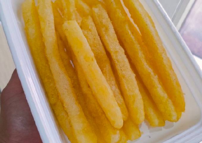 Resep Kentang Goreng Crispy Long Fries oleh Feli - Cookpad