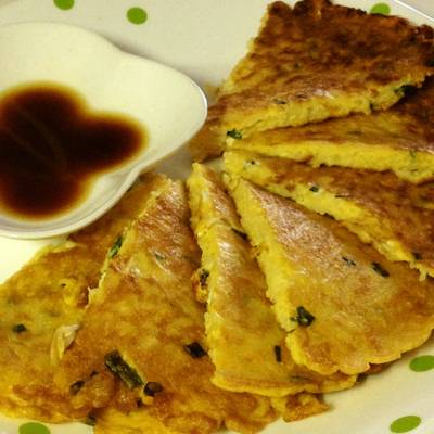 Crispy & Chewy Chijimi Made with Leftover Somen Noodles Recipe by ...