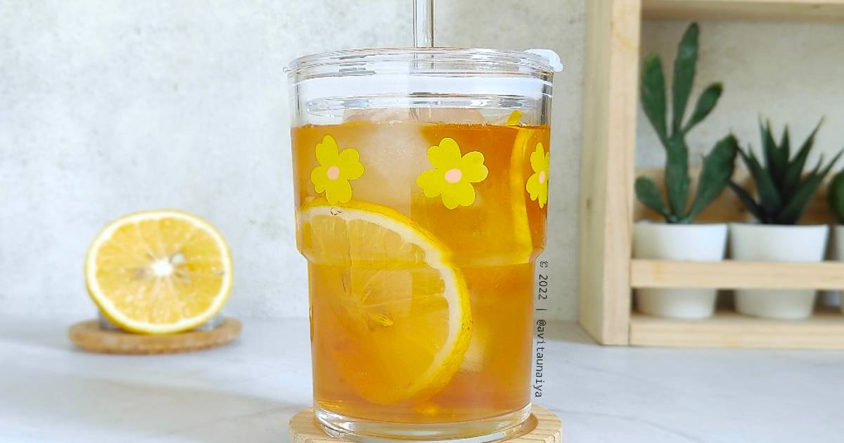 Resep Lemon Tea Idola (versi rendah kalori) oleh Avita Unaiya - Cookpad