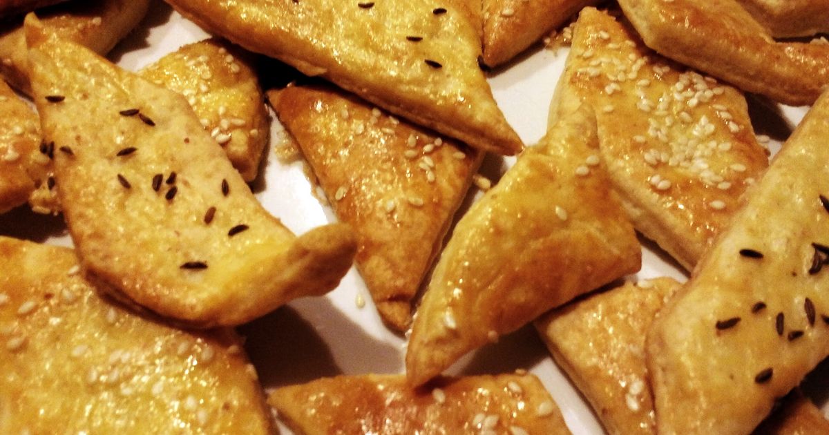 Savory Sesame Seed Cheese Crisps Recipe By Taylor Topp Comacho