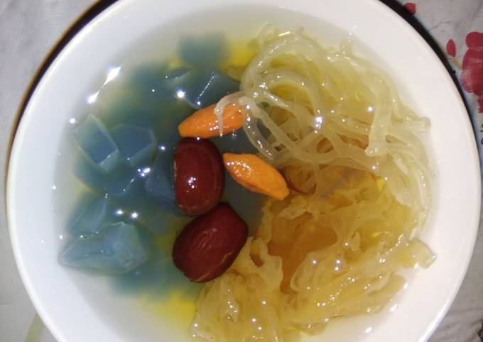 Resep Dessert Segar Snow fungus Rumput Laut oleh Irwan - Cookpad