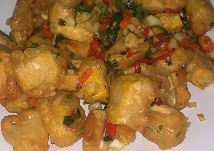Resep Tahu cabe garam oleh Devina - Cookpad