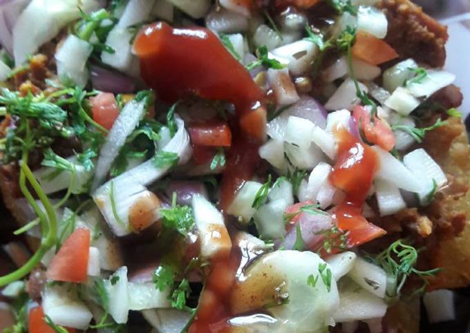 Rajma Chat Recipe by Brishti Ghosh - Cookpad