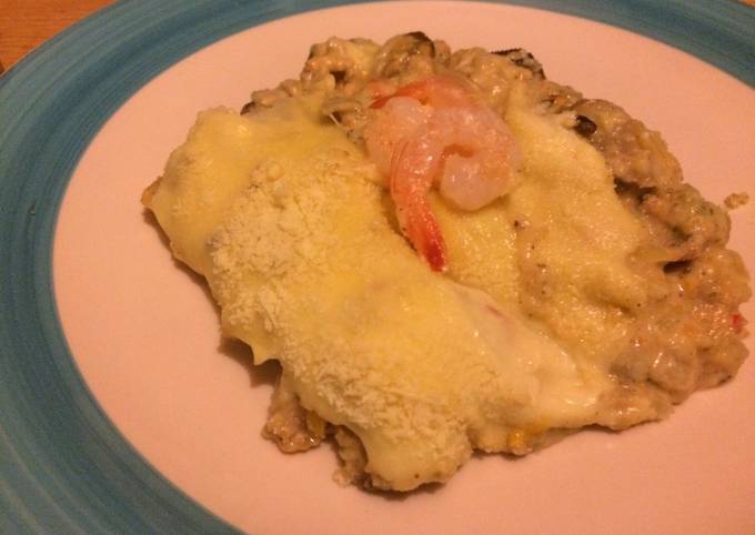 Chupe de mariscos 😉 Receta de Tamara Montecino Morel- Cookpad