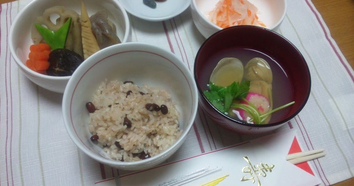 Hamaguri Clam Clear Broth Soup (For Your Child's First Meal Celebration ...