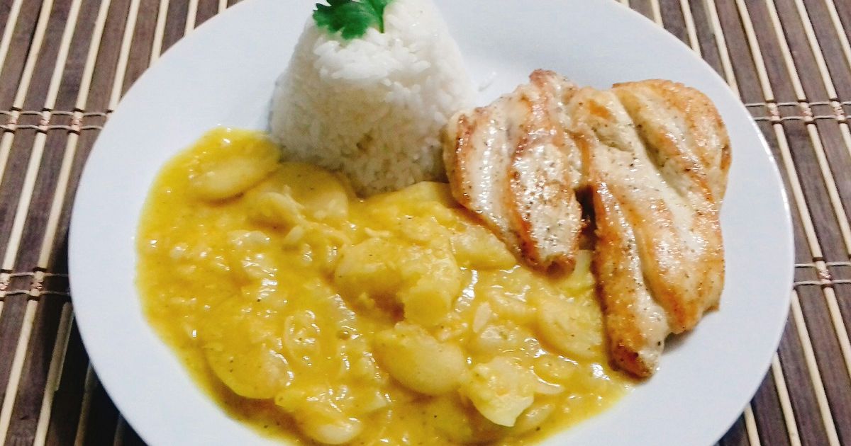 Pallares Con Filete De Pollo Receta de Diana Cordero- Cookpad