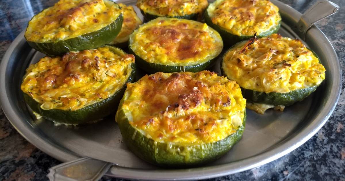 Zapallitos relleno de verduras - 1,010 recetas caseras- Cookpad