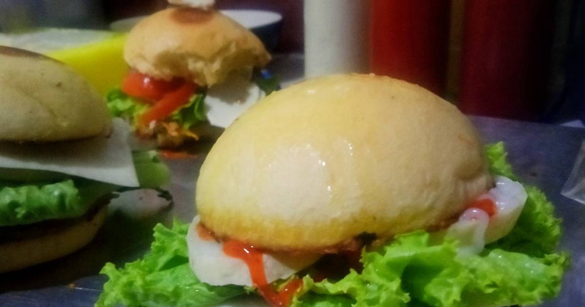 Resep Burger homemade oleh Ummu Isa - Cookpad