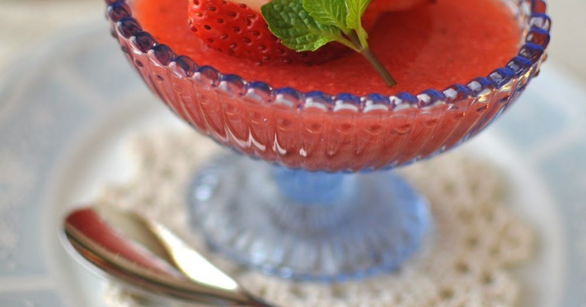 Strawberry Jello With Pulp Made With Agar (Kanten) Recipe by cookpad.japan