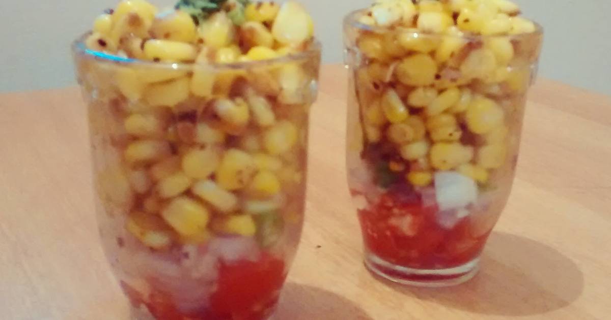 Sweet corn chaat Recipe by Mia Chan - Cookpad