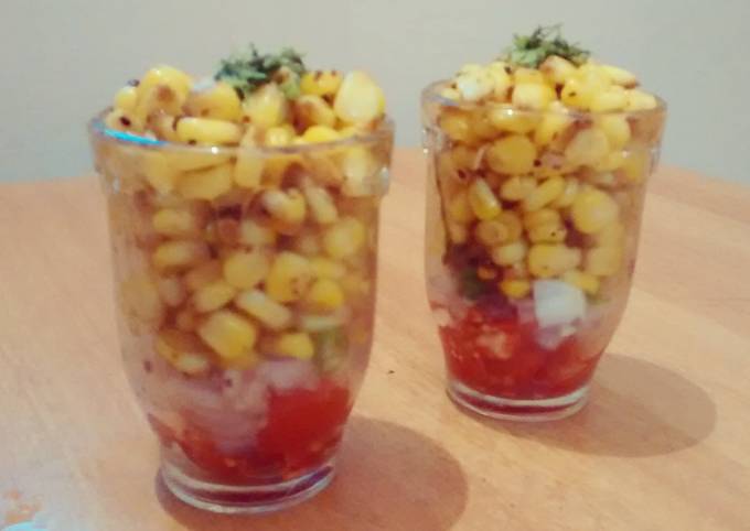 Sweet corn chaat Recipe by Mia Chan - Cookpad