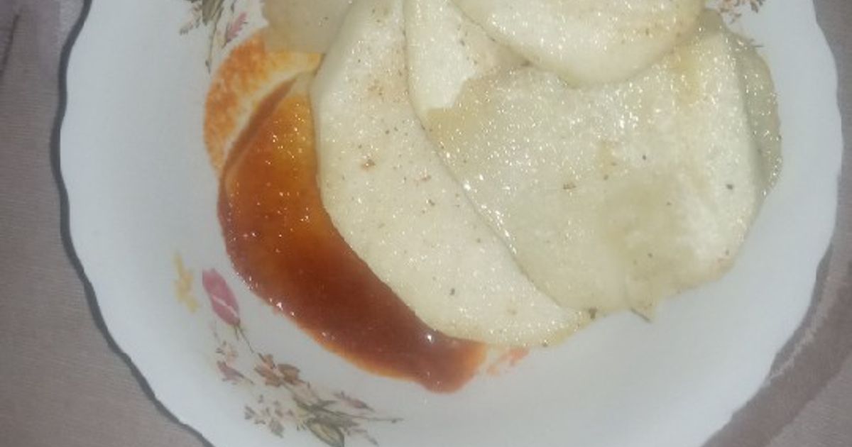 Fried Yam With Oil& Pepper Recipe by Mummy~Zahra Kitchen - Cookpad