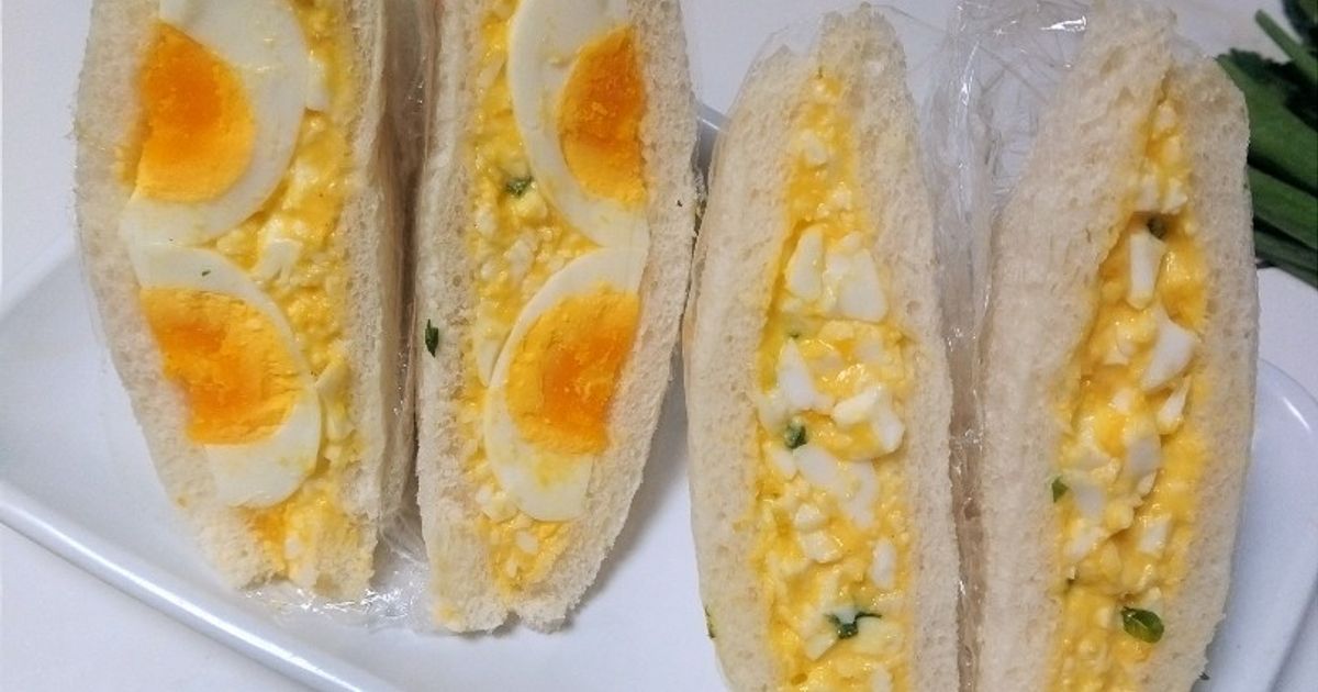 Resep Sandwich Telur Mayo Jepang (Tamago Sando) oleh Nyonya Farhan ...