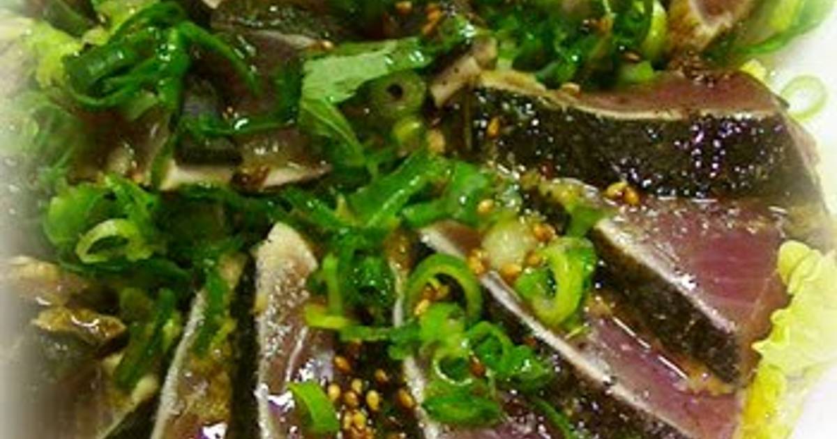 An Elegant Touch to Your Everyday Seared Skipjack Tuna Recipe by ...