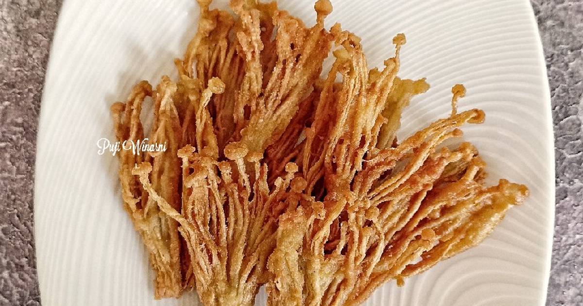 Resep Jamur enoki goreng krispi oleh Puji Winarni - Cookpad