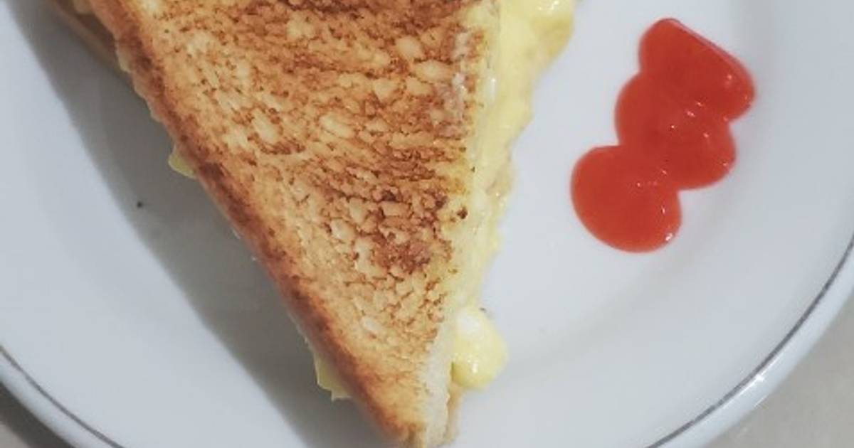 Resep #193 Sandwich bakar isi telur keju (week 34) oleh MaknyaduoJe ...