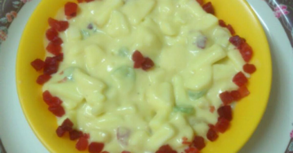 Coconut Cream Fruit Custard Recipe by Avni Arora - Cookpad