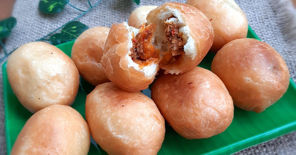 Resep 200. Luti Gendang (Roti Isi Abon Ikan) oleh Rachma Waty1975 - Cookpad