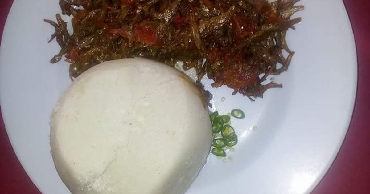 Fried Omena With Ugali Recipe by Rehema Aoko - Cookpad