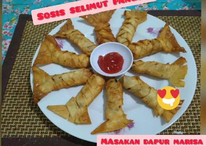 Resep Sosis selimut pangsit oleh Marisa - Cookpad