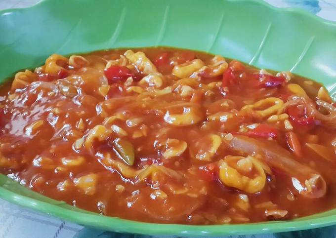 Resep Cumi Saos Asam Manis oleh thia89 - Cookpad